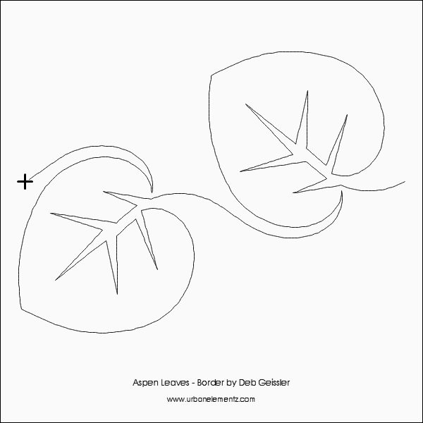 Aspen Leaf Border Ocs1116 Aspen Leaves Colorado Border | Karla