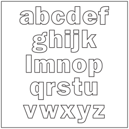Alphabet - Lowercase - Set