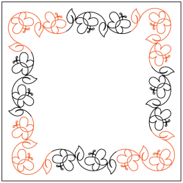 Butterfly Whimsy - Border - Panto/Corner Set