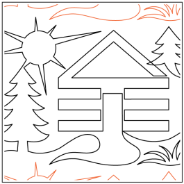 Cabin in the Woods - Border - Pantograph