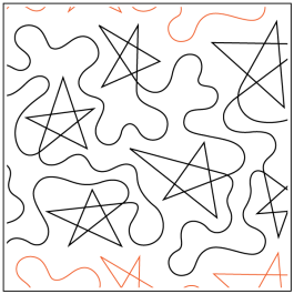 Criss - Cross Stars - Pantograph