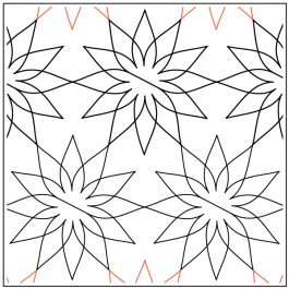Elegant Flowers - Pantograph