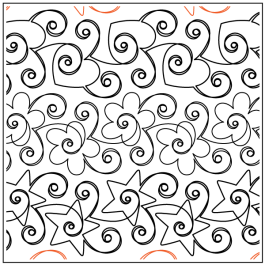 Love, Peace and Happiness - Border - Assortment - Pantograph