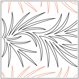 Maureen's Pine Boughs - Border - Pantograph