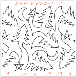 Pine Tree Meander - Pantograph
