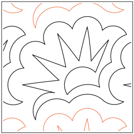 Sun Scallops - Pantograph