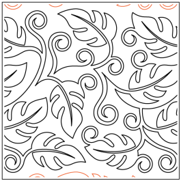 Tropical Leaf and Curl - Pantograph