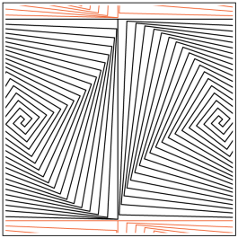 Twisted Spiral Square - Grande #2 - Pantograph