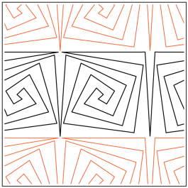 Twisted Spiral Square - Petite - Pantograph