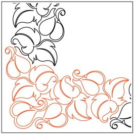 Undulating Leaves - Grande - Corner