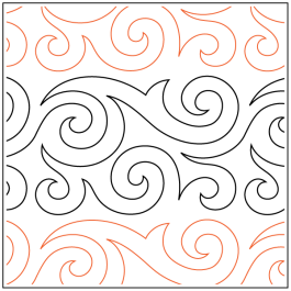 Maureen's Windswept - Border - Pantograph