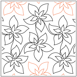 Winter Poinsettia - Pantograph