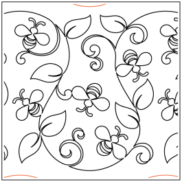 Garden Bees #1 - Pantograph