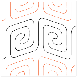 Greek Key Book - Rounded - Pantograph