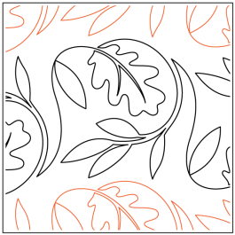 Melissa's Fall Leaves - Pantograph