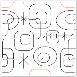 Modern Squares - Pantograph