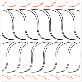 Pastry Swirls - Pantograph