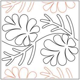 Pine Cone Sprig - Border - Pantograph