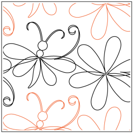 Simple Daisy and Dragonfly - Pantograph