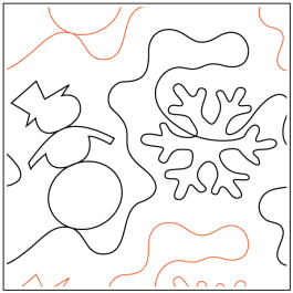 Snowman In Snow - Pantograph